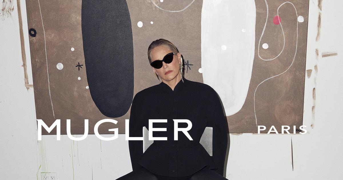 Sharon Stone incarne avec sensualité la capsule d’archives de Mugler