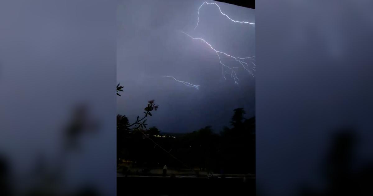 Foudre, vents violents, grêle...Les images des orages qui ont balayé mercredi la France