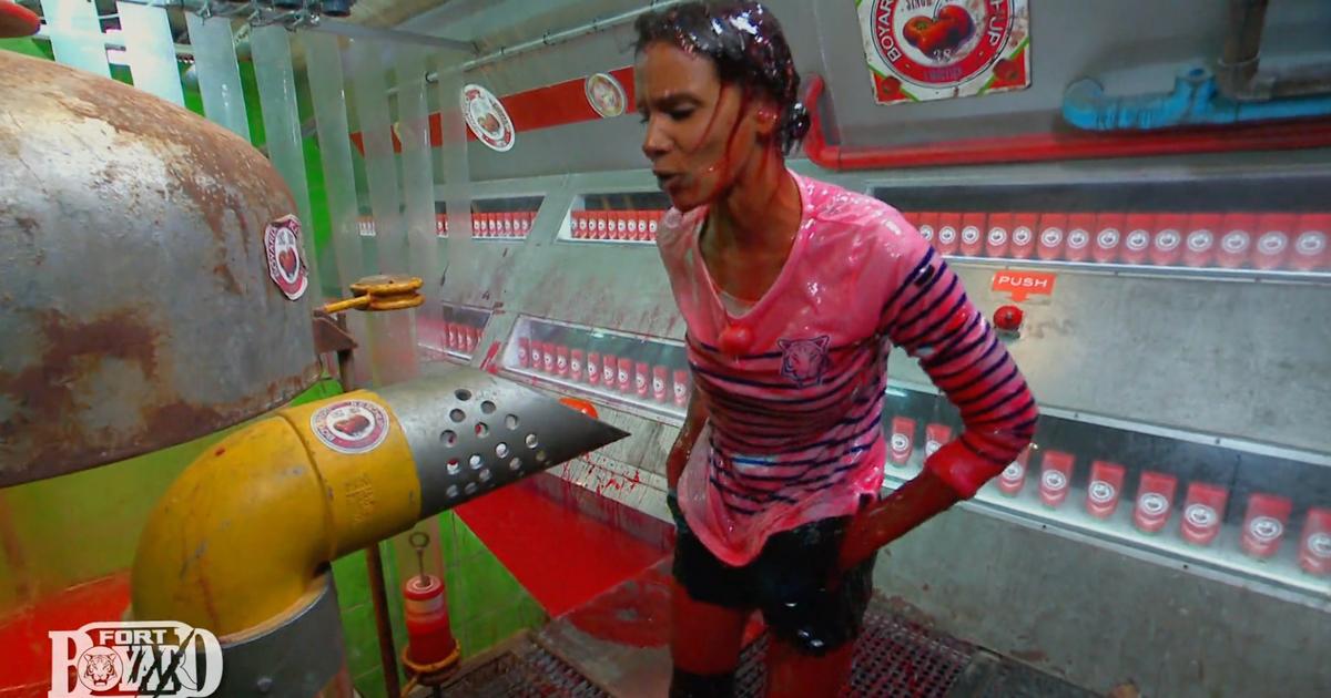 Shy’m fait une chute impressionnante dans Fort Boyard, ses camarades ...