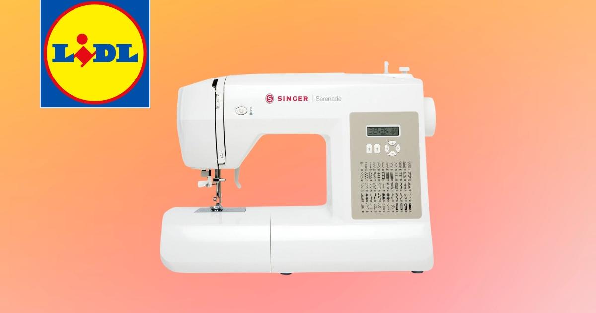 Parfaite pour débuter, cette machine à coudre Singer passe à -50% pendant les soldes chez Lidl