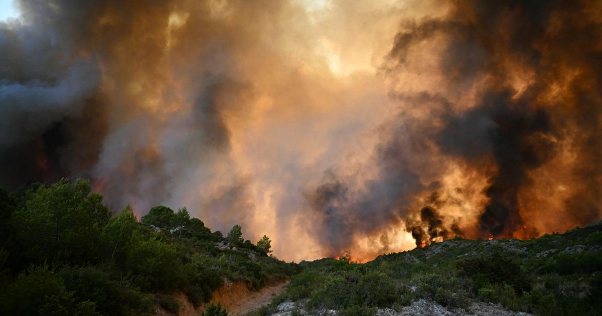 Incendie dans l’Aude : les images terrifiantes du gigantesque feu dans ...