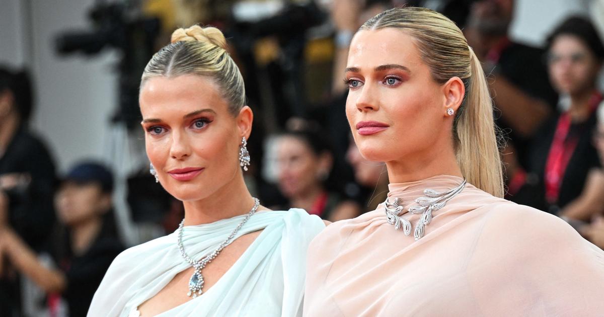 Amelia et Eliza Spencer à la Mostra de Venise : en robes pastel, les ...