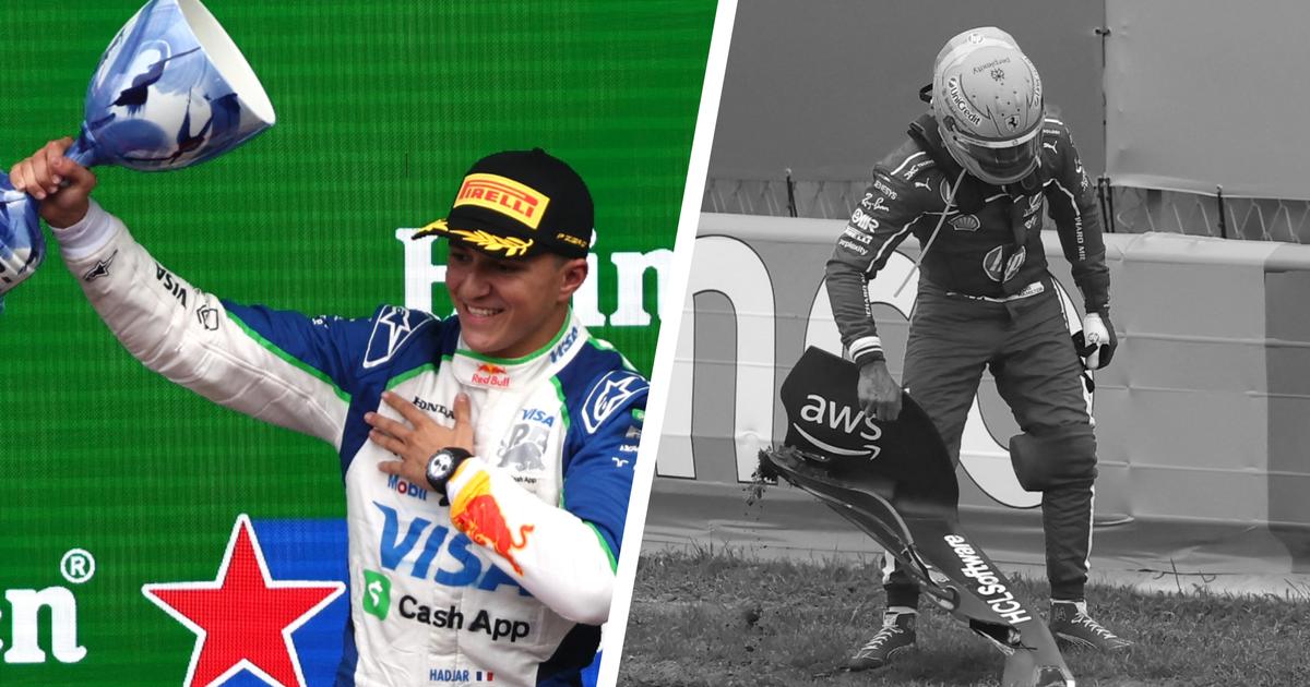 Formule 1 : le podium d’Hadjar, le dimanche noir de Ferrari... Les tops ...