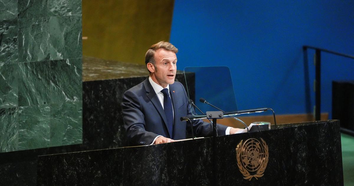 Devant l’ONU à New York, Emmanuel Macron acte la reconnaissance de l ...