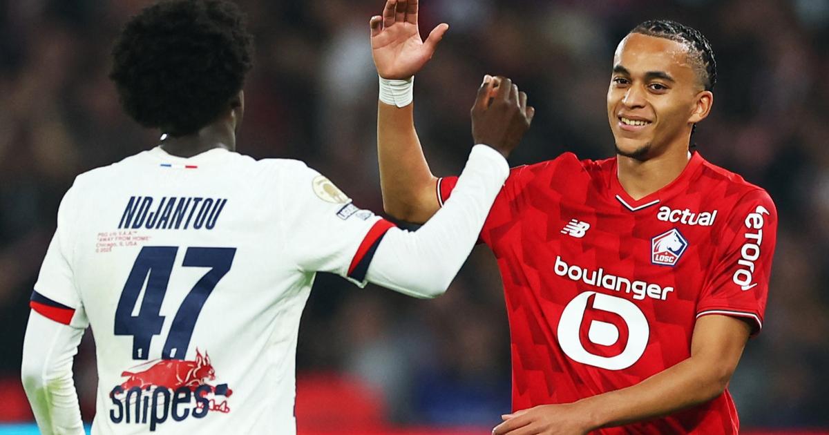 Lille-PSG : coup franc de Nuno Mendes, égalisation d’Ethan Mbappé... Le ...