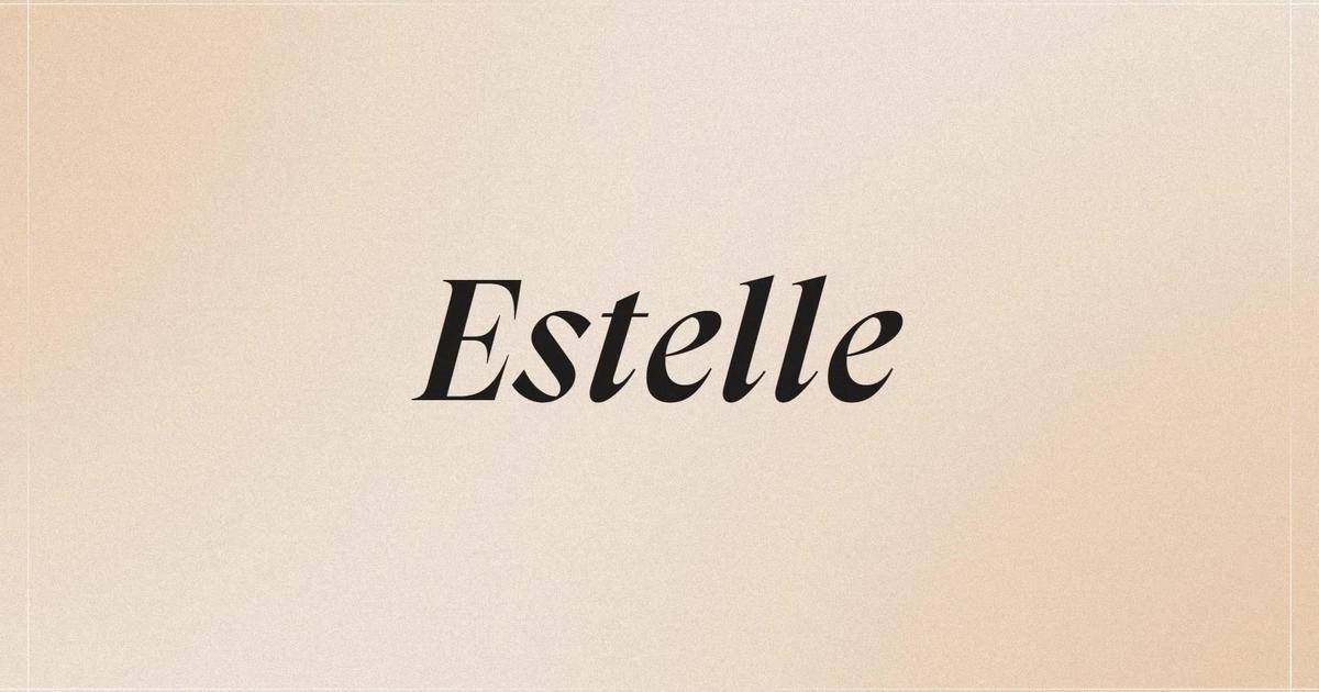 Prénom Estelle, féminin, latin, céleste : signification