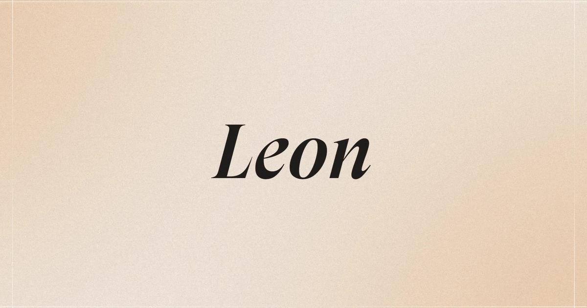 Prénom Leon, masculin, latin, rétro : signification