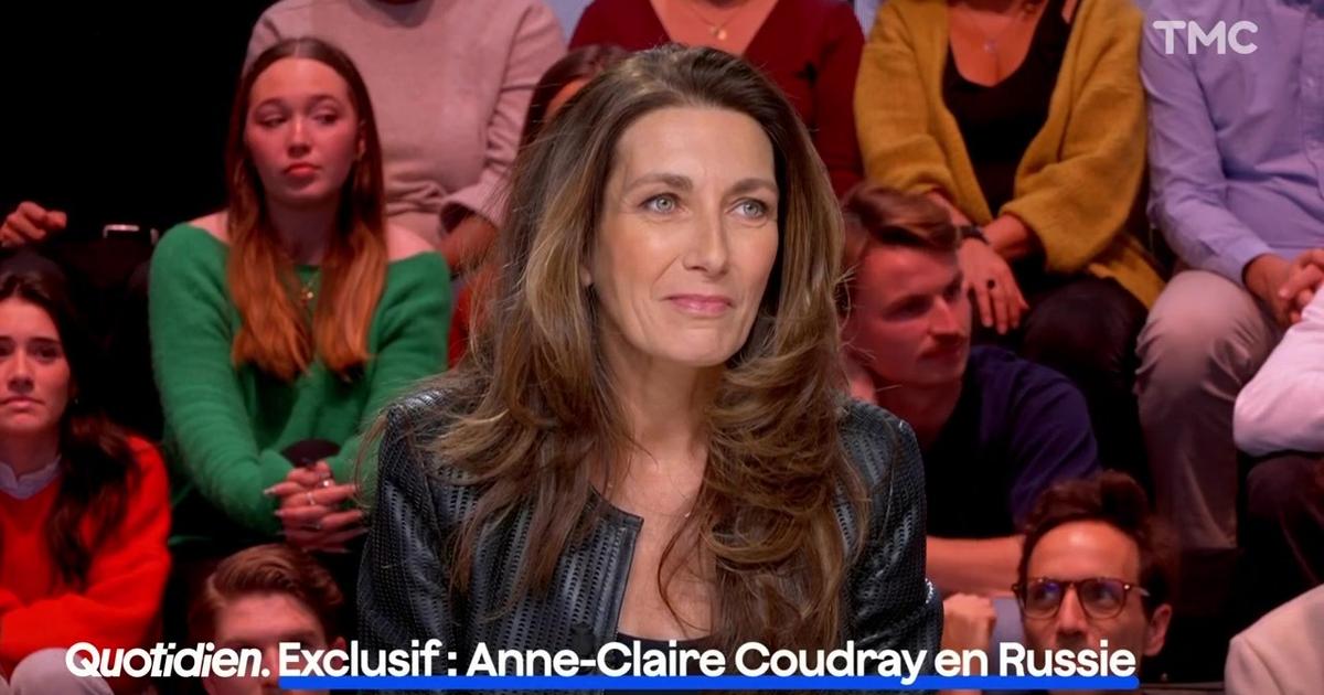 Anne-Claire Coudray en reportage en Russie, elle raconte son séjour ...
