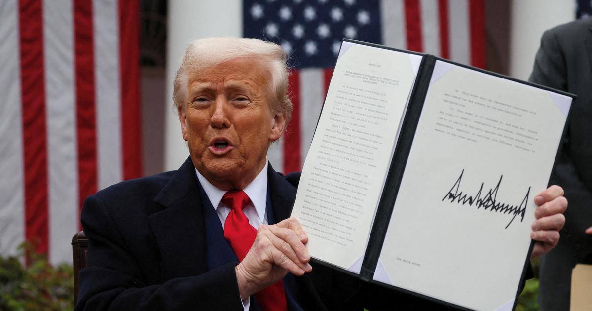 États-Unis : Donald Trump a signé plus de décrets présidentiels en ...