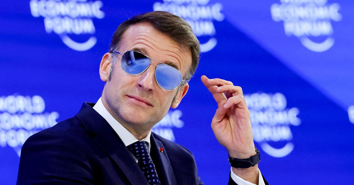 À Davos, Emmanuel Macron devient un phénomène viral avec son « for sure ...