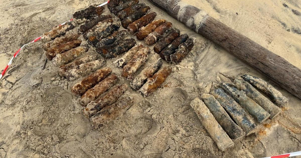 Gironde : 39 obus retrouvés après l’effondrement d’un blockhaus sur une ...