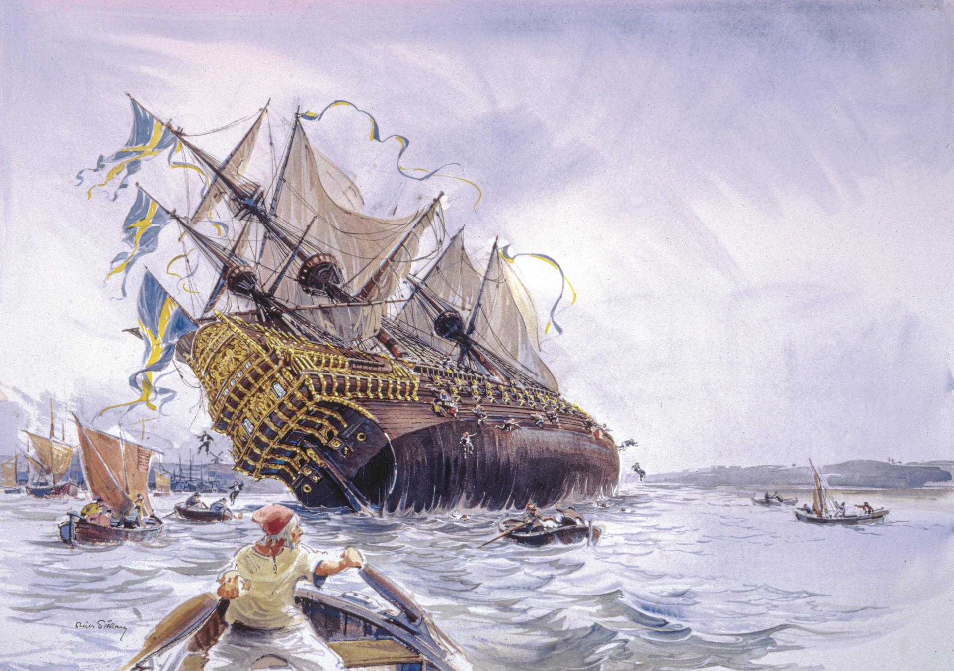 Le grand destin du Vasa, vaisseau de guerre suédois naufragé en… un ...