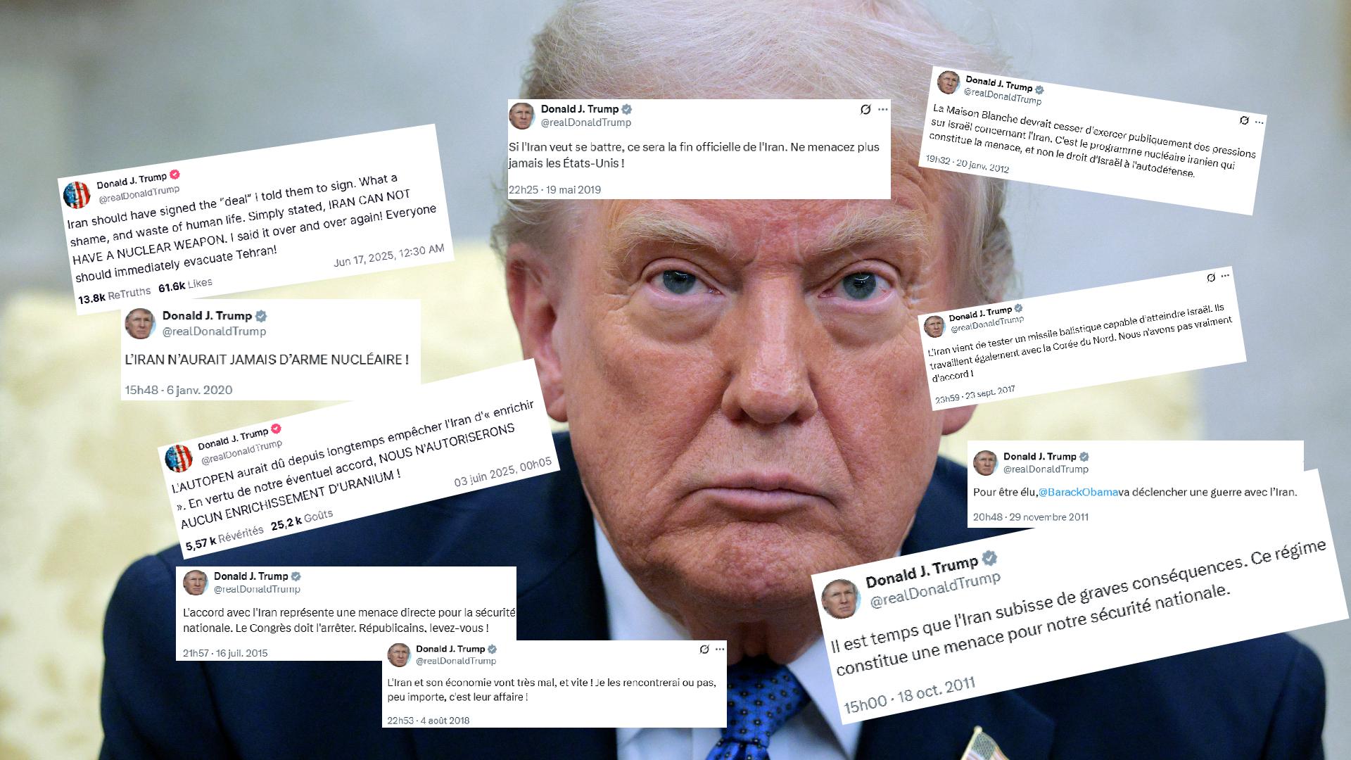 Donald Trump et l’Iran : radiographie de 15 ans de déclarations ...