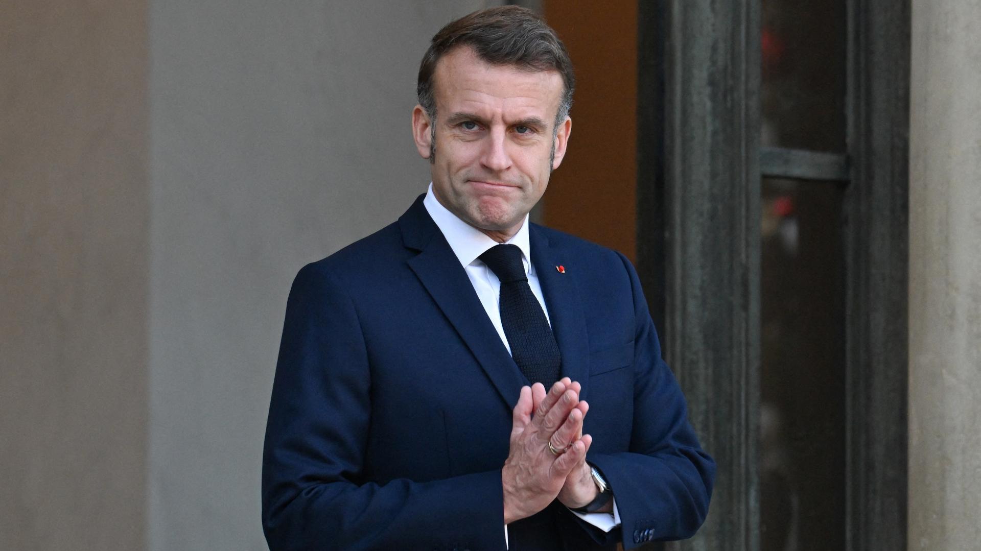 Pour sa dernière année de plein exercice, Emmanuel Macron guetté par le ...