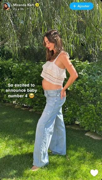 Enceinte de son quatrième fils, Miranda Kerr partage des photos ...