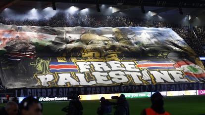 Ligue des Champions : «Ce tifo n'avait pas sa place dans ce stade», Retailleau somme le PSG de s ...