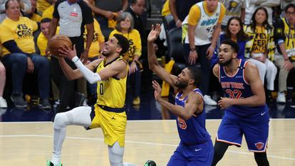 NBA : grâce à un énorme Haliburton face aux Knicks, les Pacers se ...