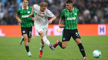 Serie A : De Bruyne buteur, Naples lance idéalement sa saison à Sassuolo