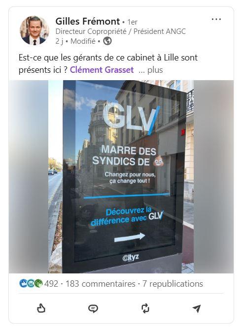 Cette affiche qui se moque lourdement des syndics déclenche une ...