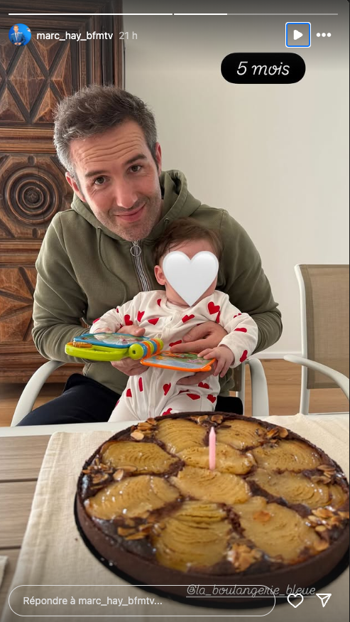 Marc Hay (BFMTV) papa : sa petite Giulia a bien grandi, une adorable ...
