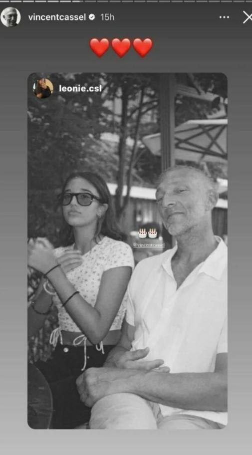 Léonie Cassel, 13 ans, l’autre fille de Vincent Cassel et Monica Bellucci