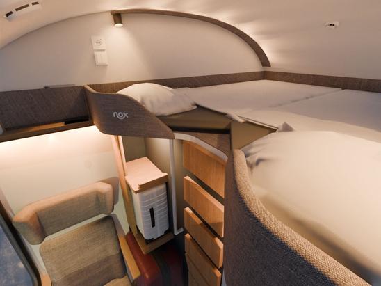 En images, les futurs trains de nuit de la nouvelle compagnie Nox