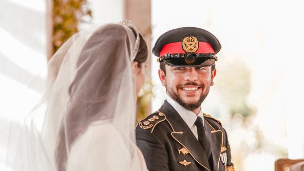 Les photos du somptueux mariage du prince Hussein de Jordanie à Amman