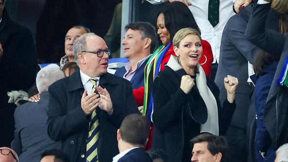Charlene de Monaco laisse exploser sa joie après la victoire des Springboks
