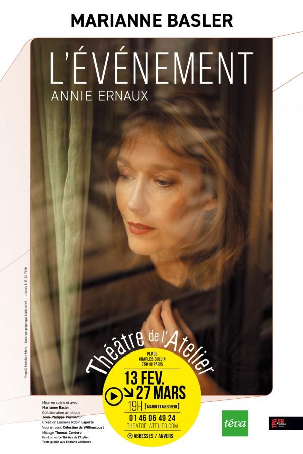 «L’Événement» d’Annie Ernaux au théâtre, les images de Anne Rearick ...