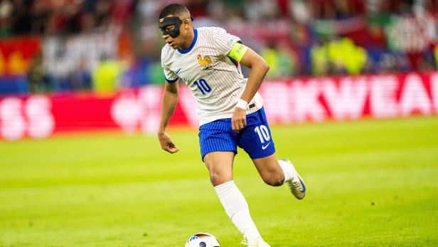 Euro 2024 : flashé à 36,5 km/h, Kylian Mbappé est le joueur le plus ...