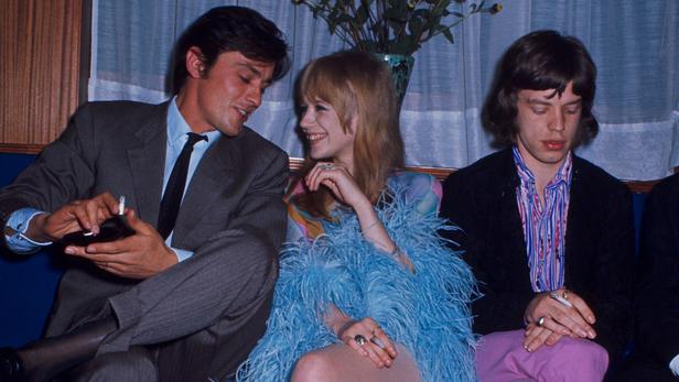 Alain Delon, Marianne Faithfull et Mick Jagger: l’histoire derrière ...