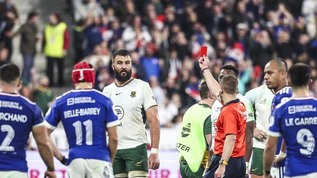 Rugby : le Sud-Africain de Jager suspendu 4 semaines pour son coup d ...