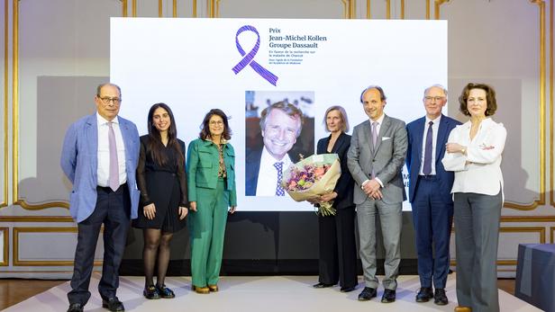 Le professeur Carpentier lauréat du prix Jean-Michel Kollen Groupe Dassault