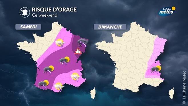 Météo : des orages puissants vont toucher la France