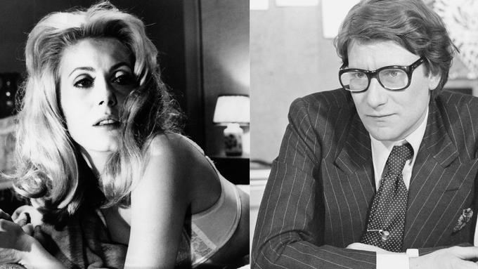 Catherine Deneuve et Yves Saint Laurent, la magnifique et le génie de ...