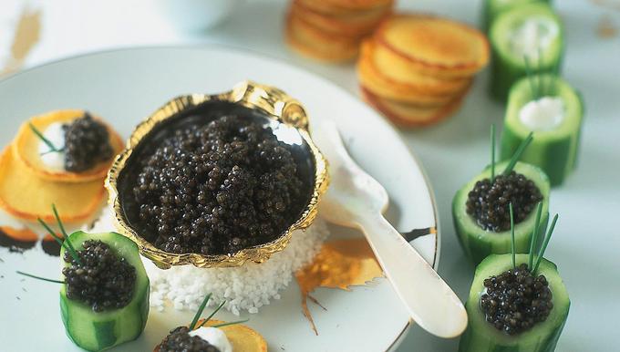 Amuse-bouche au caviar