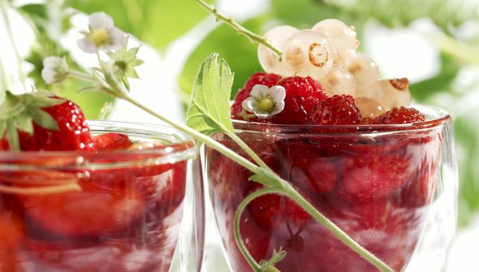 Salade de fraises au sirop de gingembre