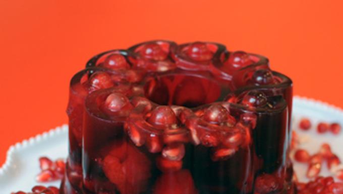 Jelly aux fruits rouges