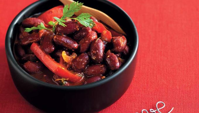 Haricots rouges façon chili végétarien