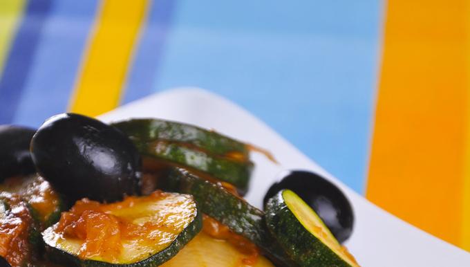 Courgettes à la niçoise