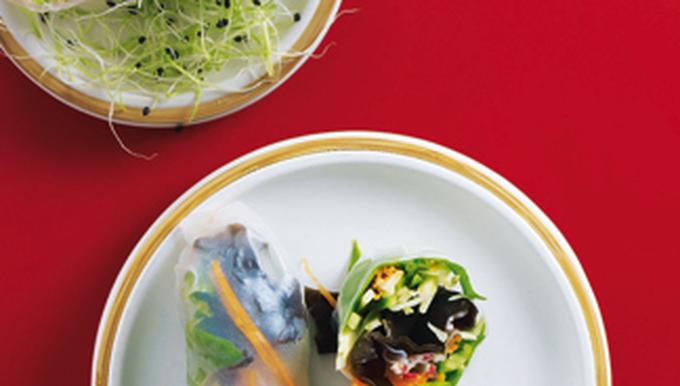 Spring roll aux légumes croquants