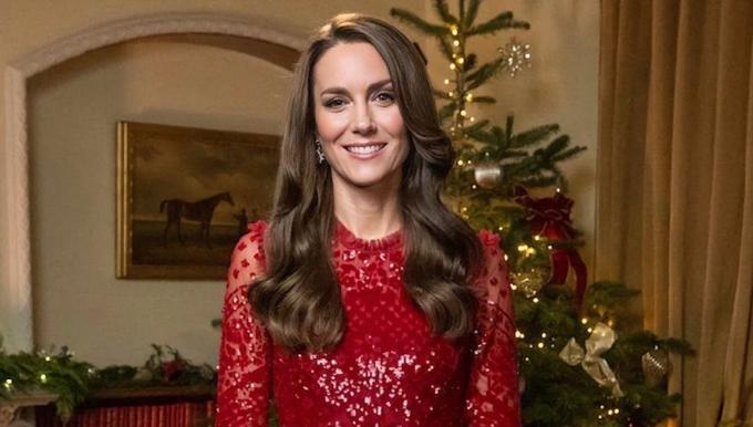 Robe rouge et jeux de transparence : quand Kate Middleton glamourise la ...
