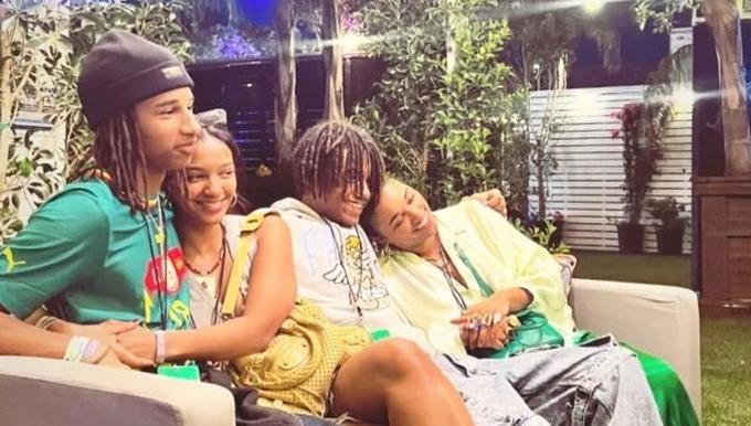 En photo, la rare apparition des enfants d'Omar Sy, complices au ...