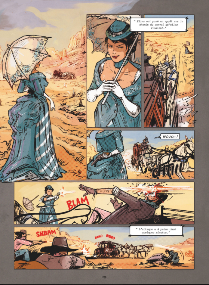 La case BD : Hippolyte ou les Amazones à la conquête du Far West