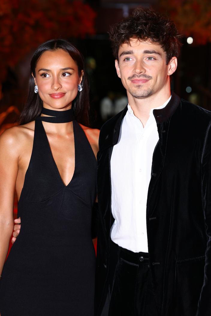 Alexandra Saint Mleux, la compagne du pilote Charles Leclerc et sa plus ...