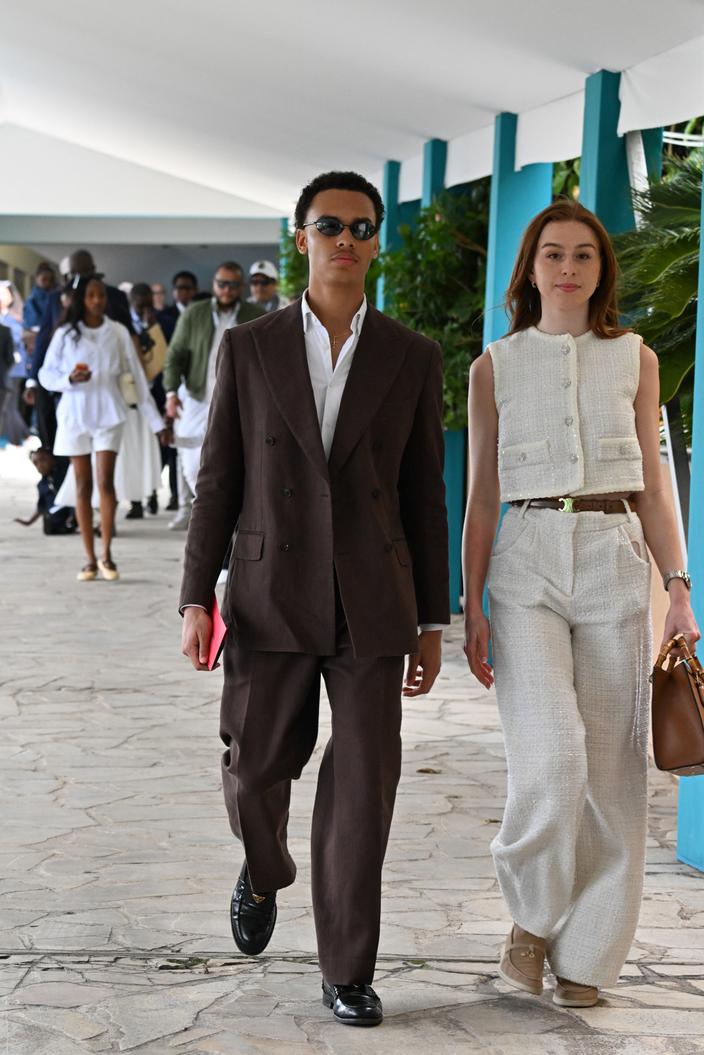 Alexandre Grimaldi avec sa cousine Christine de Massy au Rolex Monte ...
