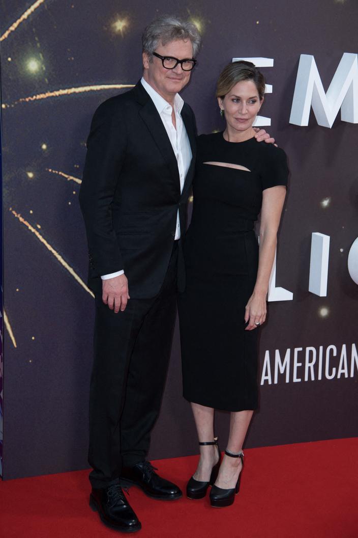 La première apparition de Colin Firth et sa nouvelle compagne Maggie ...