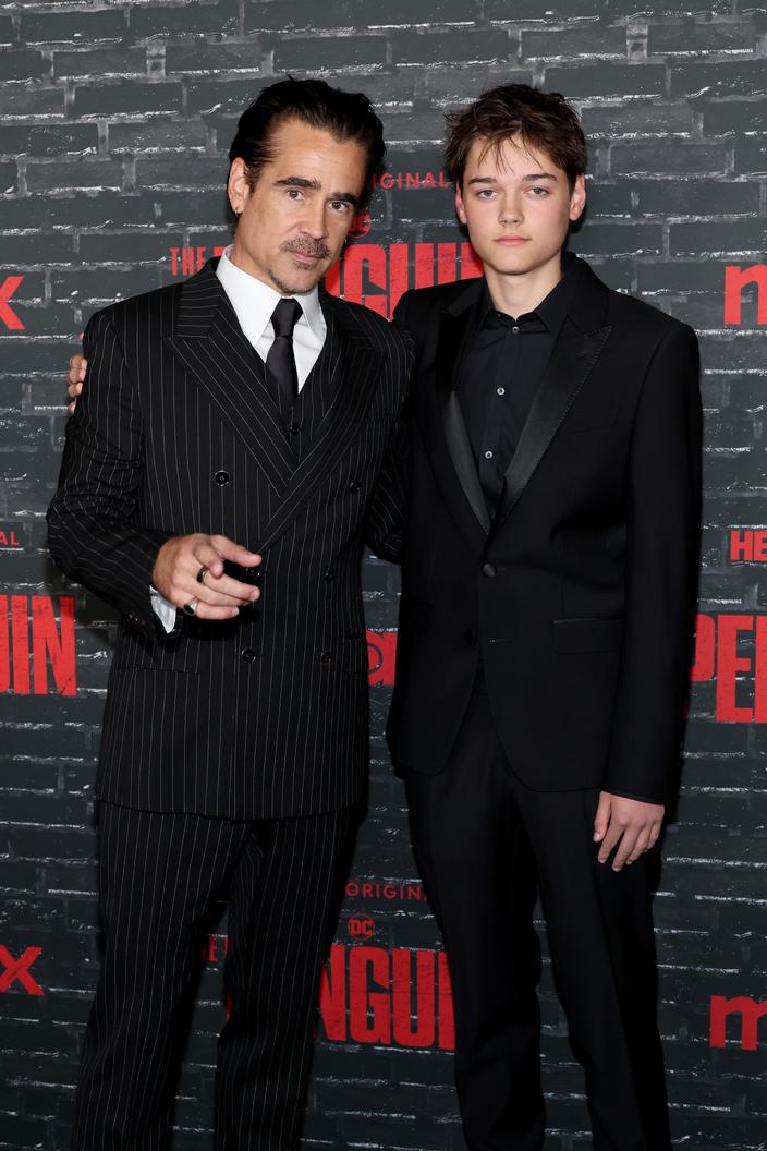La très rare apparition de Colin Farrell avec son fils Henry, 14 ans ...