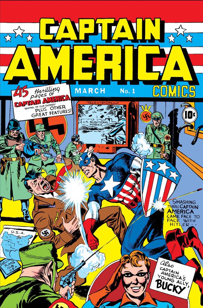 Le premier numéro de Captain America entre dans les collections du ...