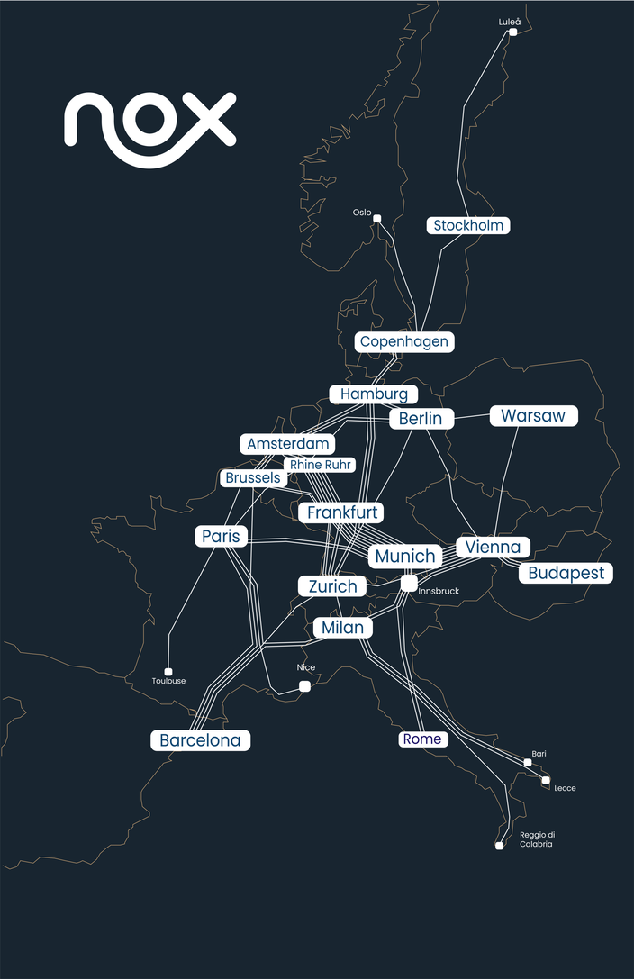 35 lignes à travers l’Europe : les grandes ambitions de Nox, la ...